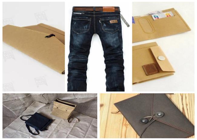 Fiber Material Pollution Free Printable Sewable Washable Kraft Paper For Bag