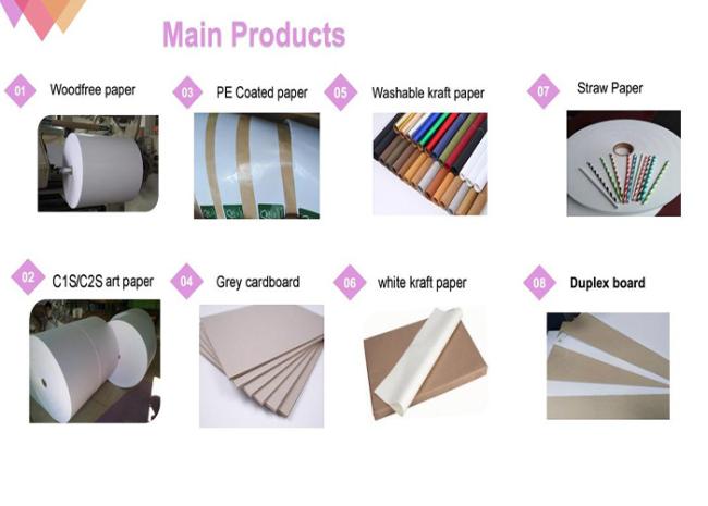 High Glossy Two Side Coated Couche Paper Different Gsm For Magazine Notebook Covers