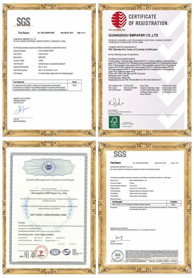 La buena absorción FSC de la tinta certificó el tamaño del papel compensado modificado para requisitos particulares para los diversos libros