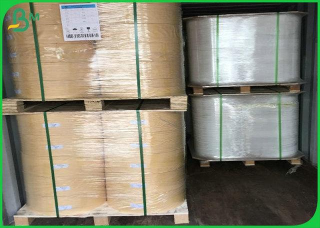60gsm 120gsm Colorful Food Grade Paper Roll / Compostable Straw Paper With Biodegradable