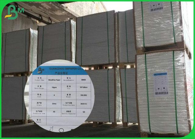 45gram to 80 gram Offset Printing Bond Paper FSC Certified Newspaper Sheet