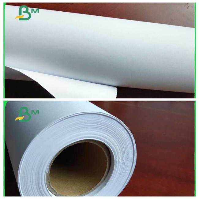 80GRAM Inkjet Plotter Paper In Rolls Roll Core 3inch / 5inch For Designing