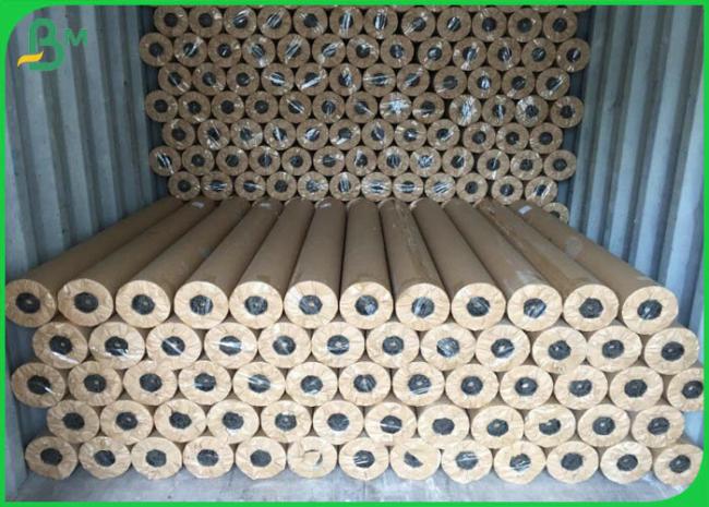 A0 80gsm 36inch * 150m Inkjet Plotter Paper Roll For Canon Plotter Printer