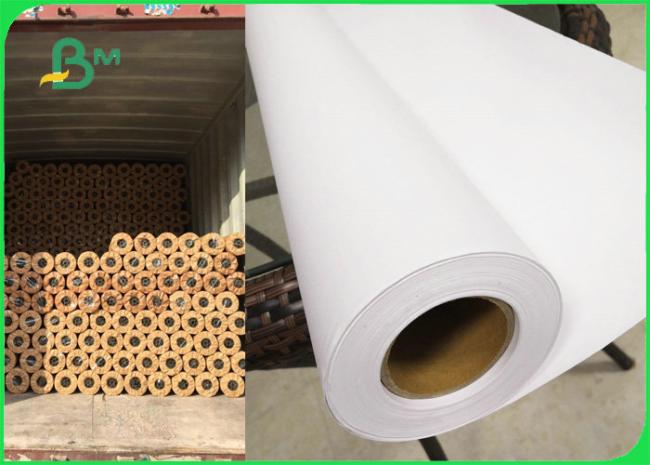 36inch * 150m 80gsm Plotter Paper For Canon Printer Good Print Performance