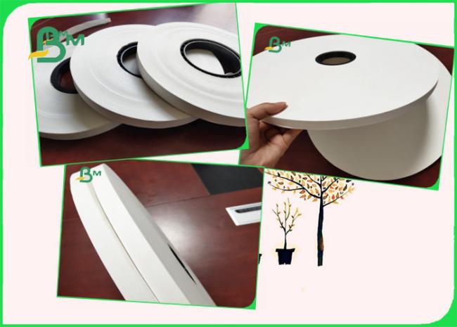 28GSM Food Grade Paper Wrapped Rolls Width 22mm to 44mm White Color