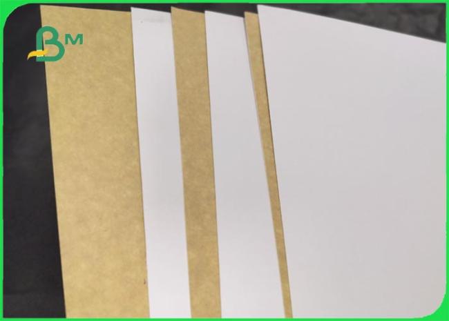  FDA 170g 250g One Side White Coated Duplex Board With Kraft Back 748 * 528mm