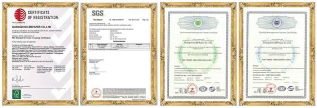 Customized White Offset Bond Paper Double Sided Matte Can Write 787 * 1092 mm