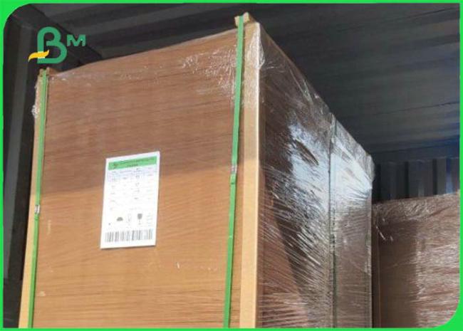 Grade AA 250gsm 300gsm 350gsm Brown Kraft Paper Board For Packing boxes 
