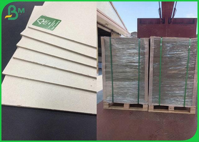 Moisture Proof Featured 1.0MM Grey Chipboard For Hardcover Notebook