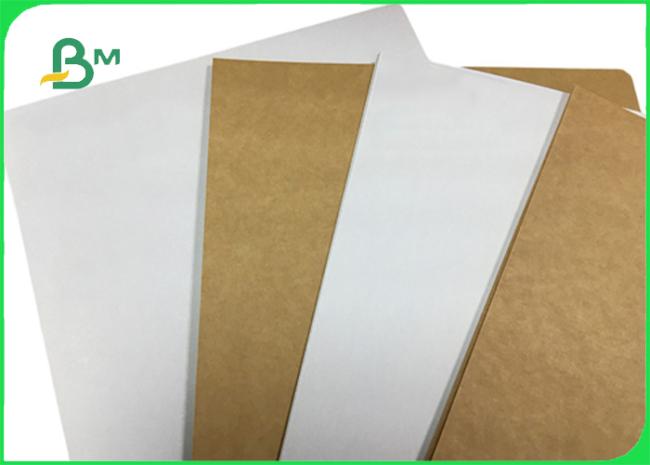 One Side Clay Coated Bleached White Top Kraft Back Liner Paper For Food Package