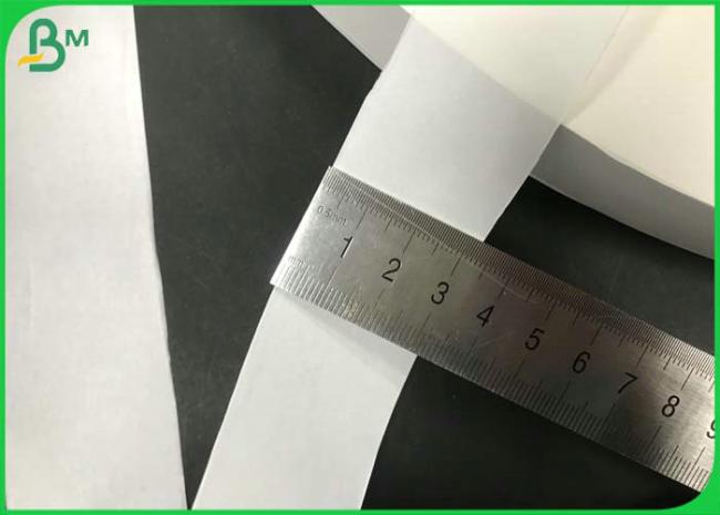 Food Grade 33mm * 5000M 24g 28g White Wrapped Paper For Packing Paper Straw