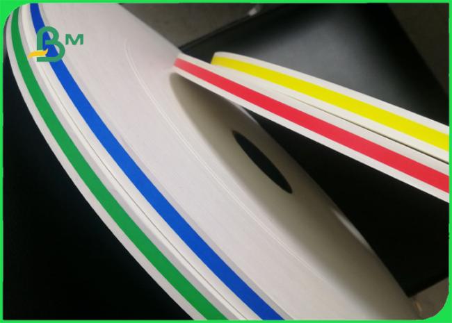 60gsm Multi - Colored Printed Food Grade Paper Roll For Drinking Straw