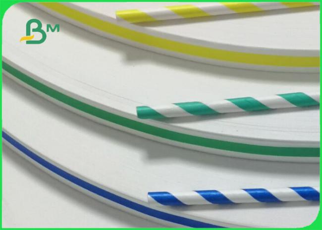 60gsm Multi-colored Printed Food Grade Paper Environmentally Friendly For Drinking Straw