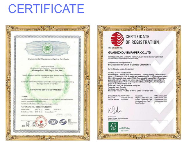 papel obediente de la comida directa de 60gsm 120gsm para Straw Manufaturing de papel