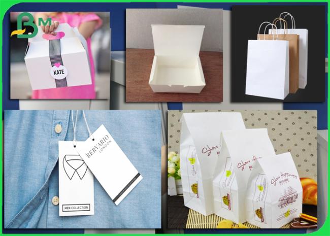 200gsm White Craft Paper Rolls Unbleached White Wrapping Paper 800mm