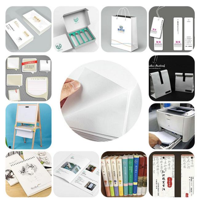 115g 130g Two Side Gloss Text Cover Board Uniform Ink Absorption 640 x 900mm