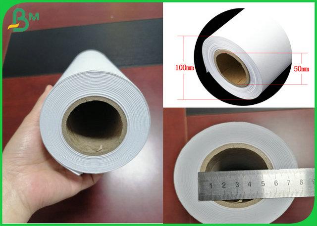 80gsm 36inch 42inch 50inchの高い純白ロール作図装置CADの明白なペーパー
