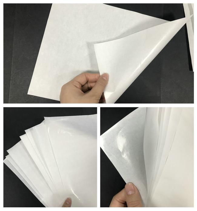 Food Packing 40g + 10g PE White Color Bleached Kraft Paper With Poly Laminated 
