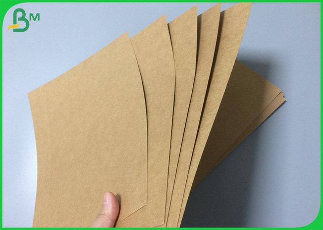 케이크 상자 제작을 위한 350gsm 400gsm 450gsm 브라운 색 크라프트지 라이너 페이퍼