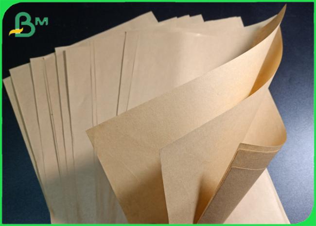 Eco - Friendly 70g Bamboo Pulp Brown Kraft Paper For Envelope Making
