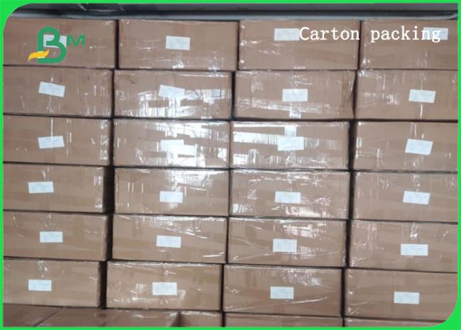 Plain Black Color Paper Drinking Straw Making Material 60gsm In Roll