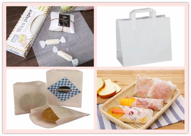 30g - 60g Offset Printing Food Packaging MG White Kraft Paper