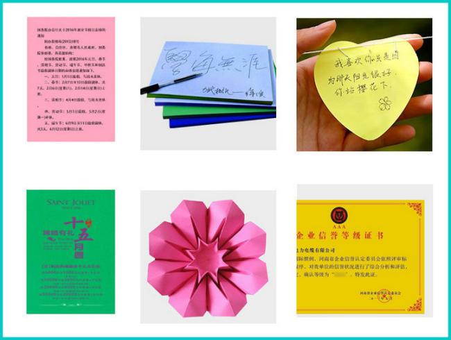 180gsm Colored Folding Paper For DIY Craft A1 A3 A4 Size High Stiffness