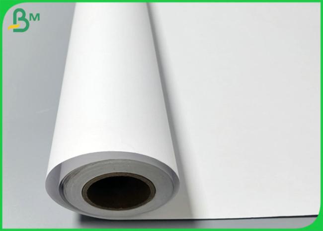36inch * 50m Uncoated Inkjet Bond Plotter Paper Rolls For Cad Engineer Drawing