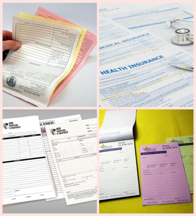 CB CFB CF NCR Carbonless Triplicate Paper For Bank Receipt 64 X 83cm 