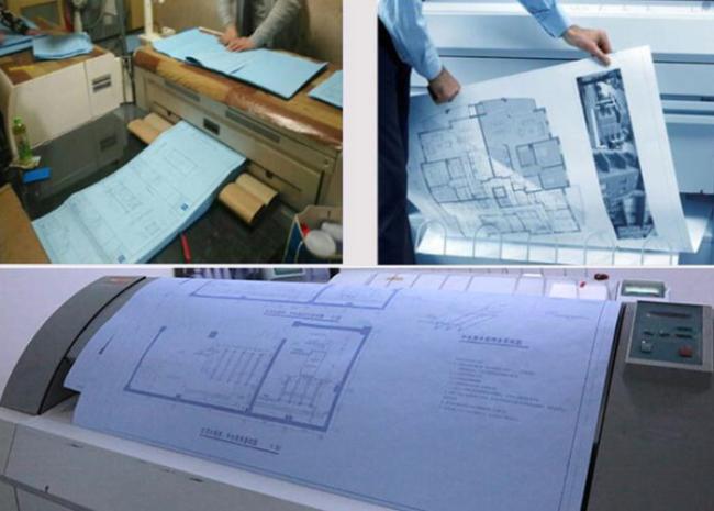 Papel de trazador de impresión azul de 80GSM A0 A1 20LB para el dibujo de la arquitectura