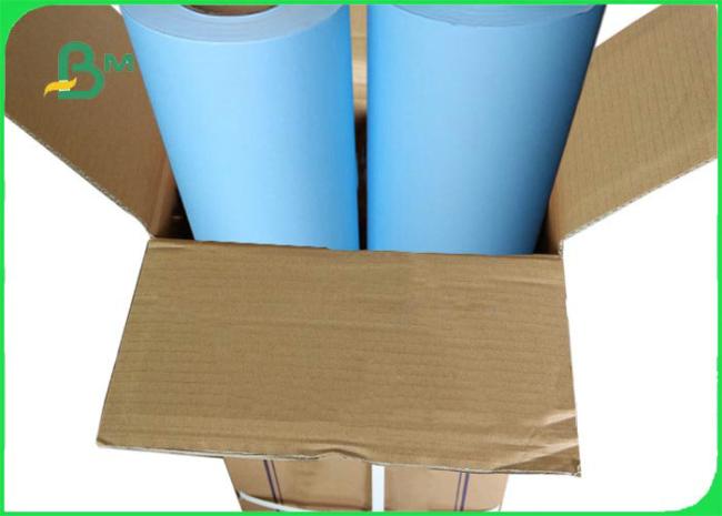 80g Single - Sided Blueprint Paper For Wide Format Inkjet Printer 841mm * 50m