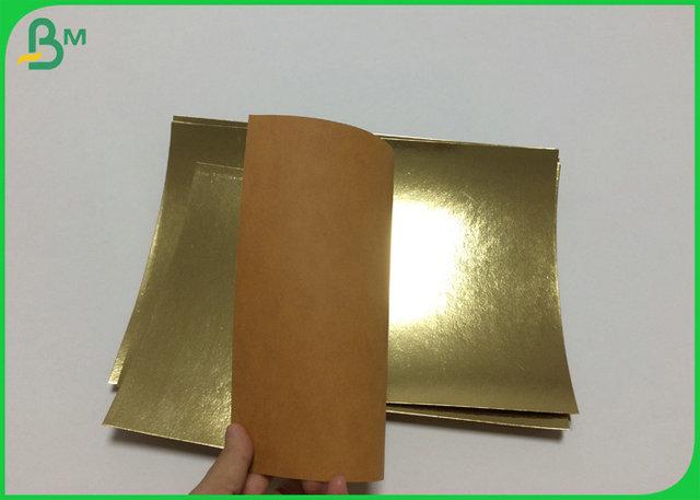 Painting 1 side Golden Color Water Resistant Washable Fabric 0.55mm For Wallets 