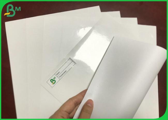 Single Side High Glossy 80gsm Mirror Coated White Paper For Beverages Labels