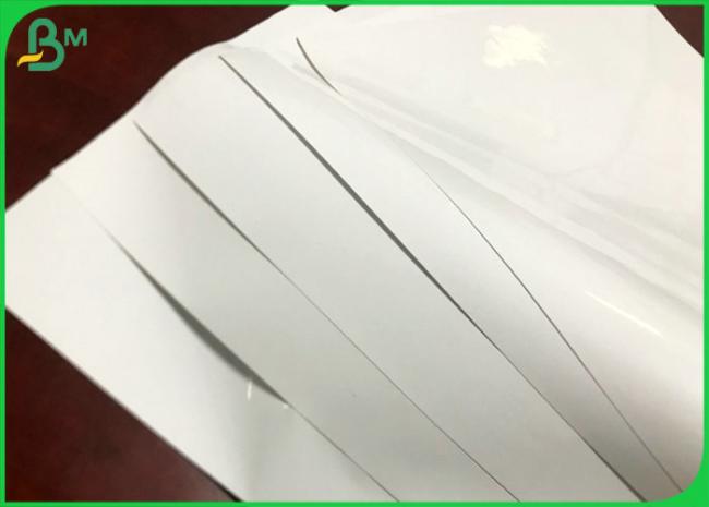 90GSM Thick C1S Mirror Cast Coated White Paper Rolls For Labels Material 
