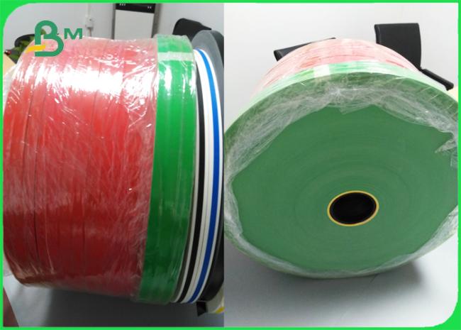 Full color printed straw paper roll