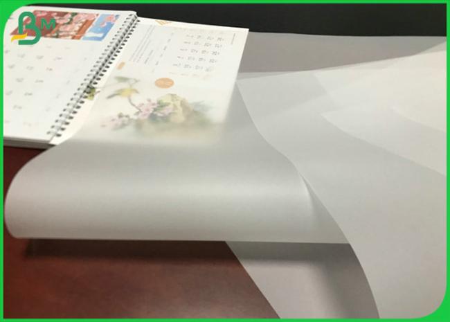 2" Core Plotter Printing 83gsm 93gsm Sketch Tracing Paper For CAD Drawing 