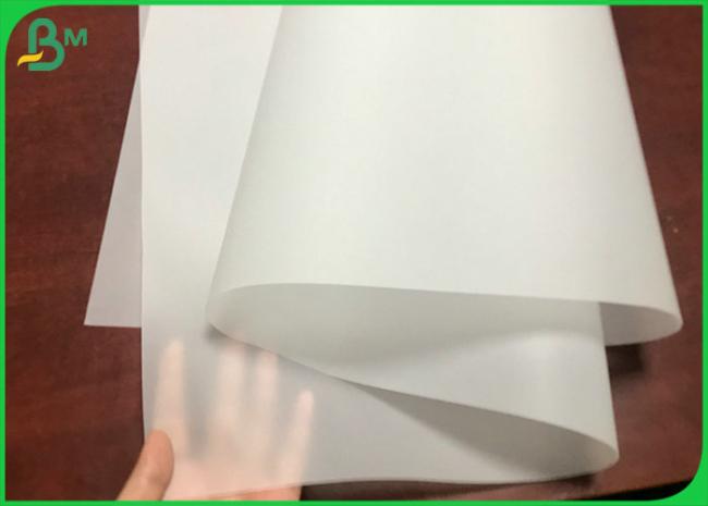 2" Core Plotter Printing 83gsm 93gsm Sketch Tracing Paper For CAD Drawing 