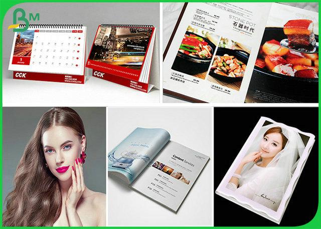 700 x 1000mm 157gr 200gr 250gr Glossy Coated Couche Paper Sheet For Calendar
