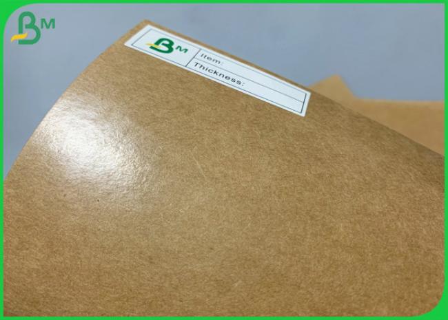 Food Grade Brown Kraft Paper 270gsm With 15gsm PE Coated For Dry Food Box 