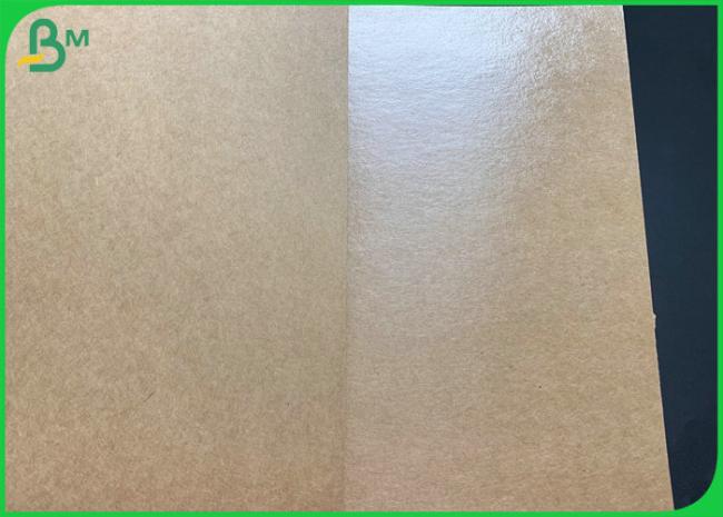 Oilproof 20gsm PE Coated 300gsm Kraft Paper For Disposable Lunch Box