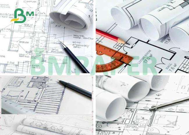 Formato amplio rollo del papel de trazador 20# de 24