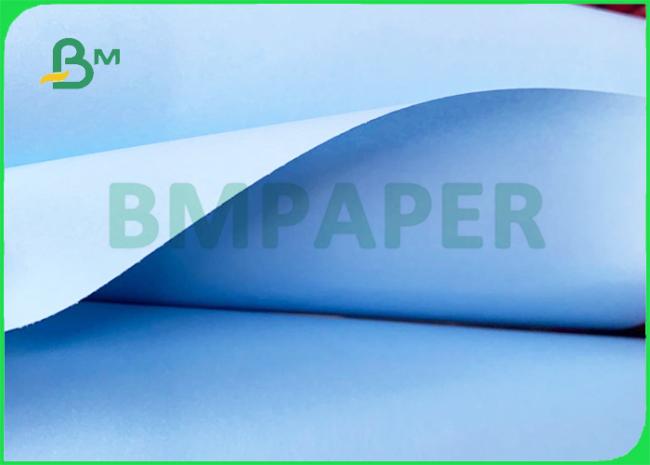 80g Two Sided Blue CAD Paper For Drawing 30'' x 150yards Clear Image Printing