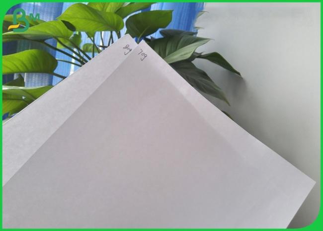 White Virgin Uncoated Offset Paper Reels For Handwriting 60gsm 80gsm