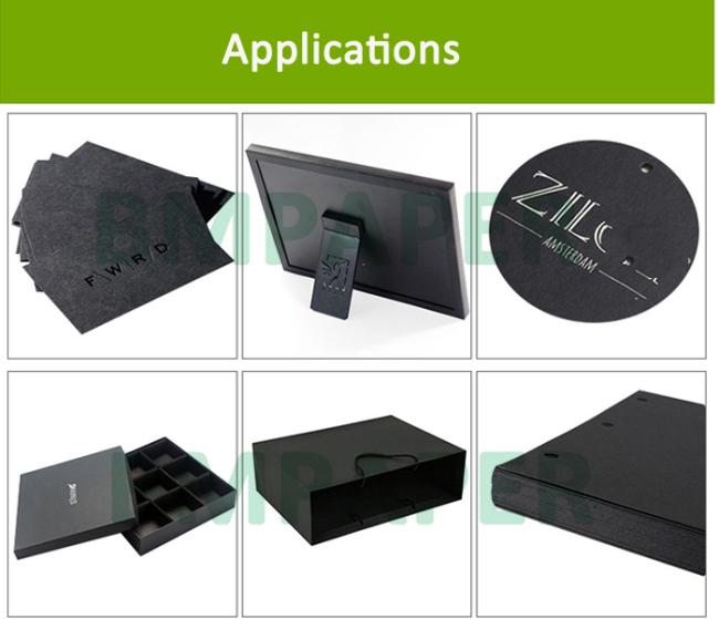  150gsm Black Cardboard For High - end Gift Box 50 x 65cm High Stiffness