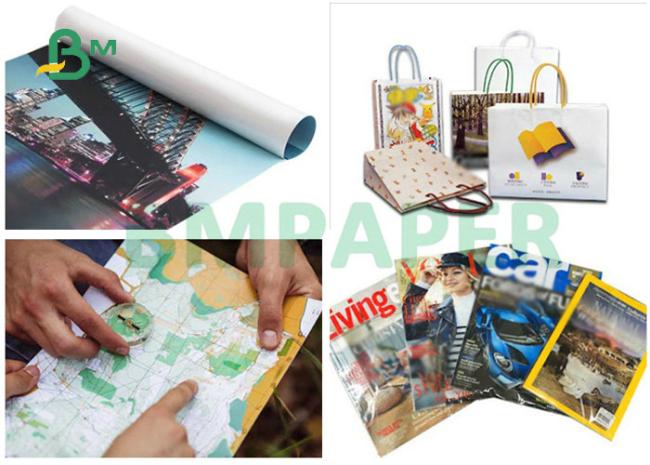 100% Waterproof 100um 120um Matte Synthetic Paper For Digital Printing 