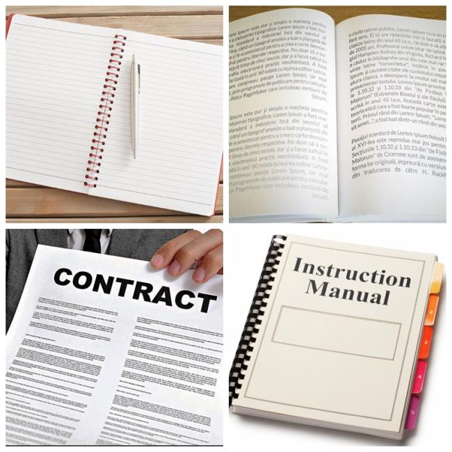 Text book printing paper