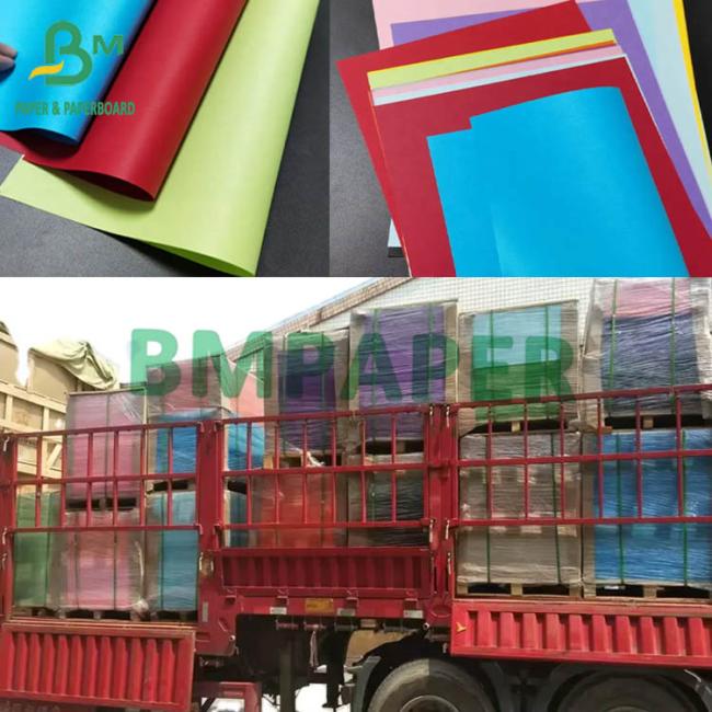 Красный цвет Uncoated Бристоль бумажное 70gsm к множественным материалам Customisation цвета 250gsm