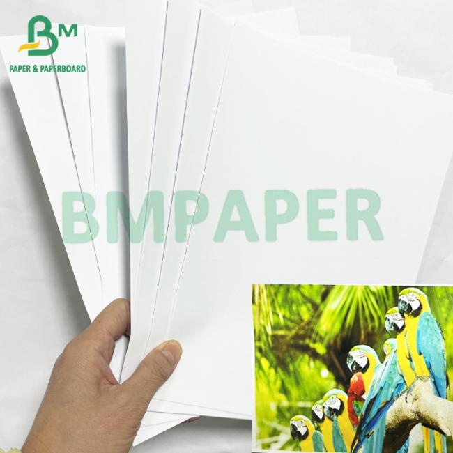 128gsm 200gsm white waterproof 4R A4 photo paper for digital printer