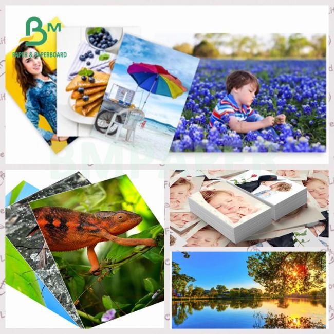105gsm 157gsm A3 5R high glossy photo paper for digital printing photos or brouchers