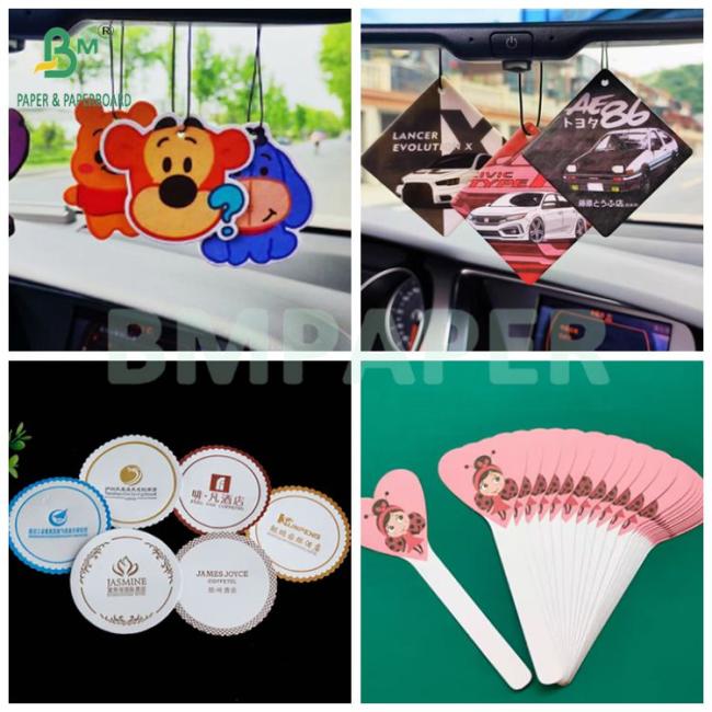 Good Printing Performance 1.8mm White Absorbent Paper For Air Refreshener